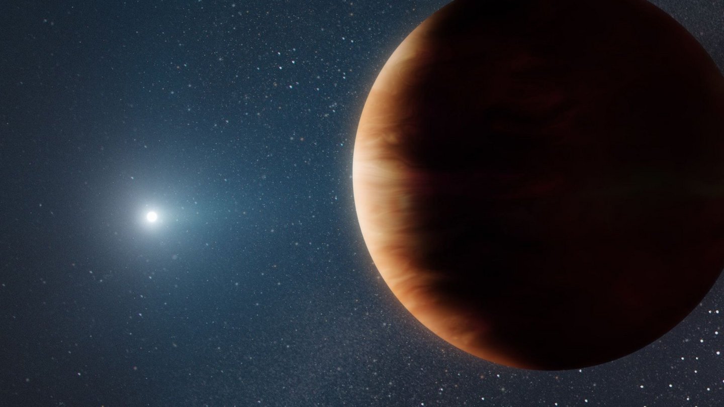 Welt der Physik: Weißer Zwerg mit Planet