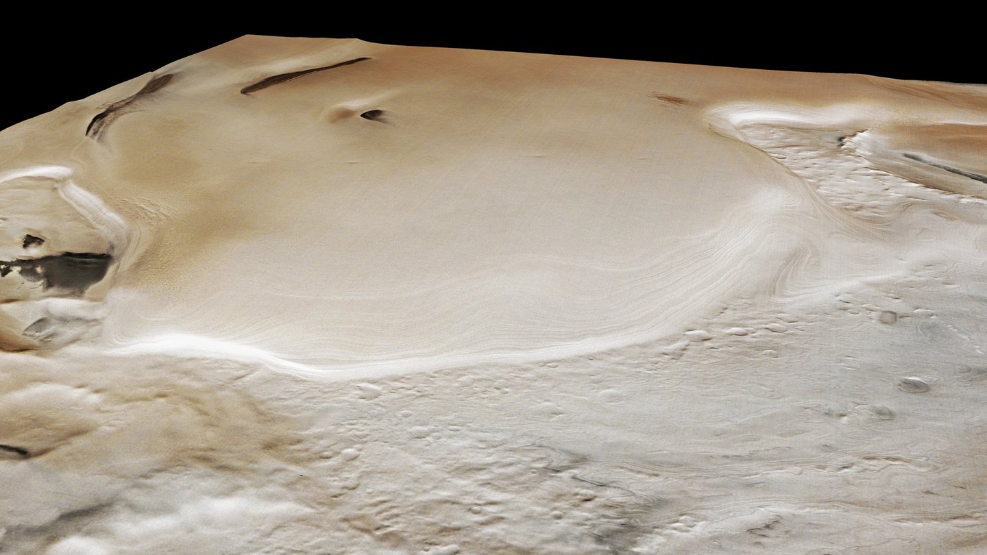 Welt der Physik: Frisches Eis auf dem Mars